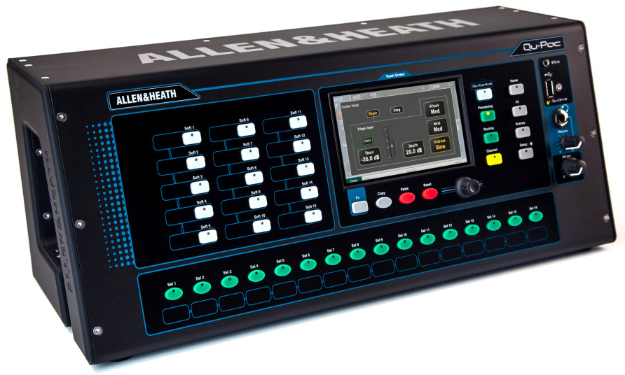 Allen & Heath QU-PAC Ultra Compact Digital Mixer with Touchscreen ...