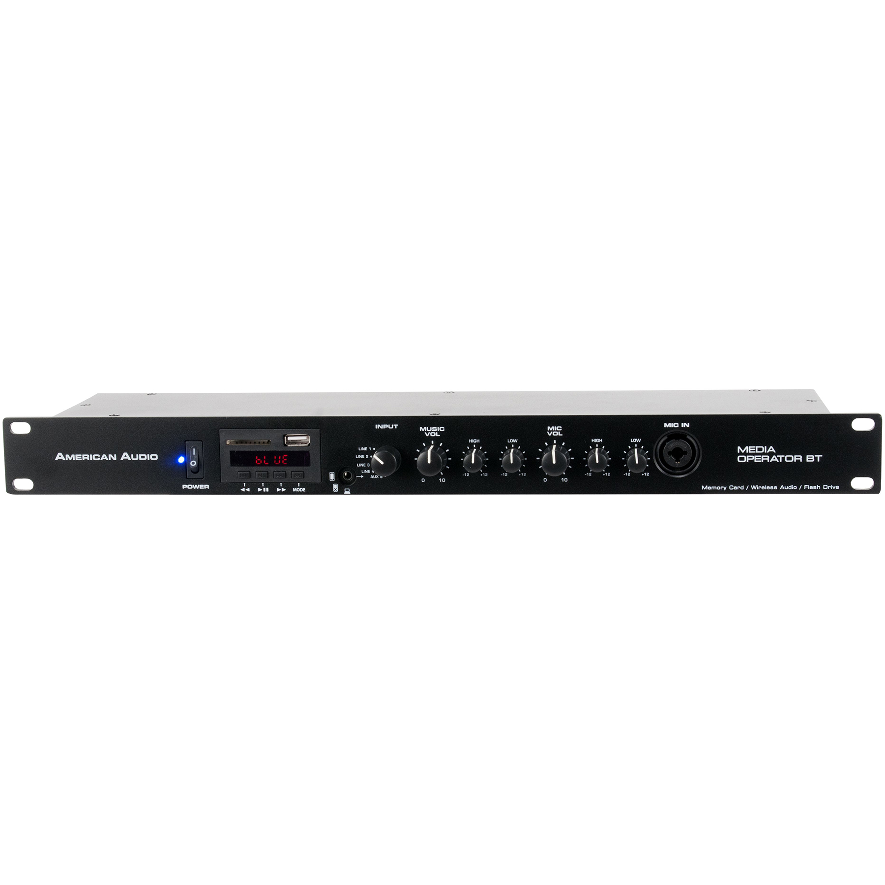 ADJ Media Operator BT Media Player 1U with USB/SD/Bluetooth MED155 ...
