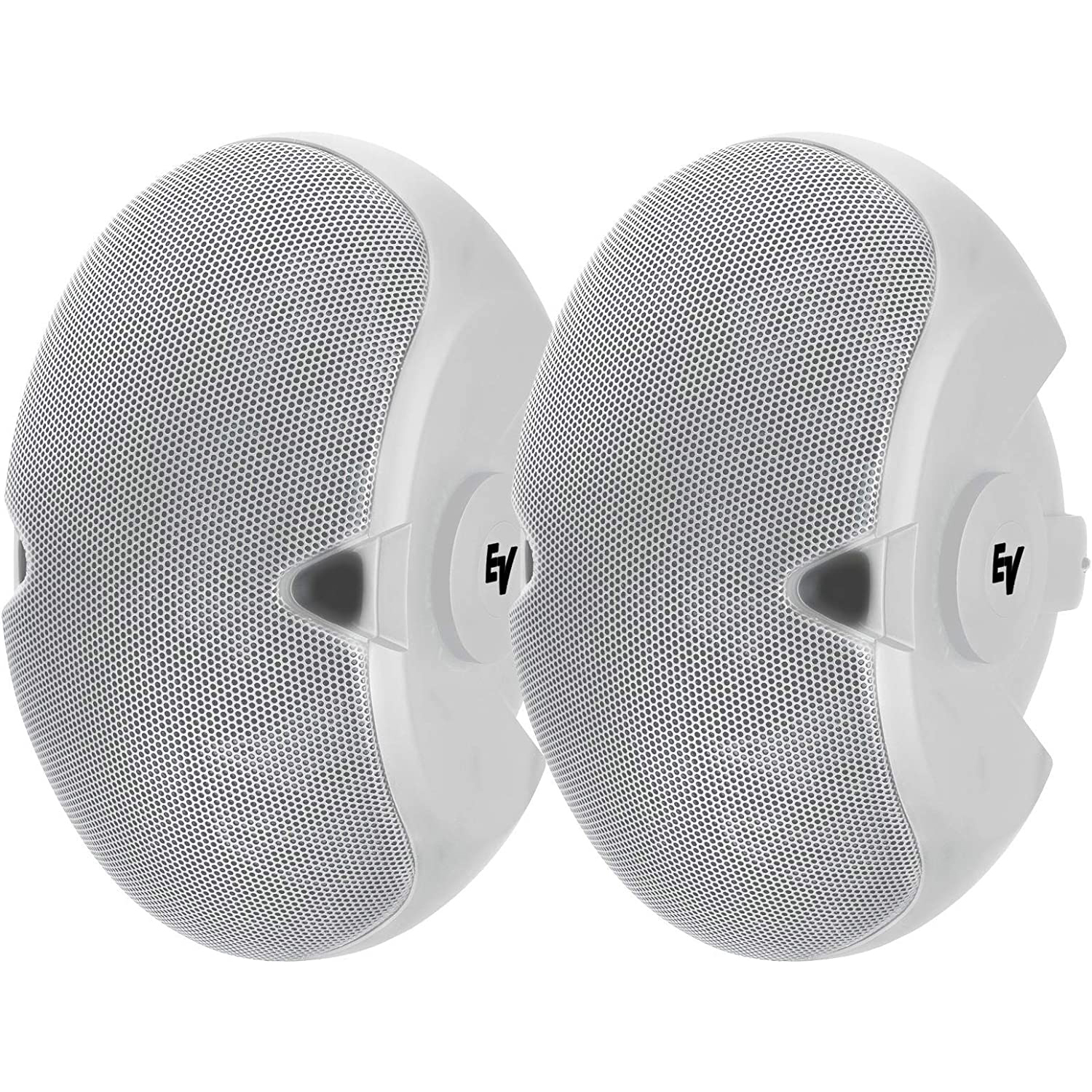 Electro Voice EVID 4.2TW Passive White Pair of 4 Inch Two-Way Surface-Mount Loudspeaker with ...