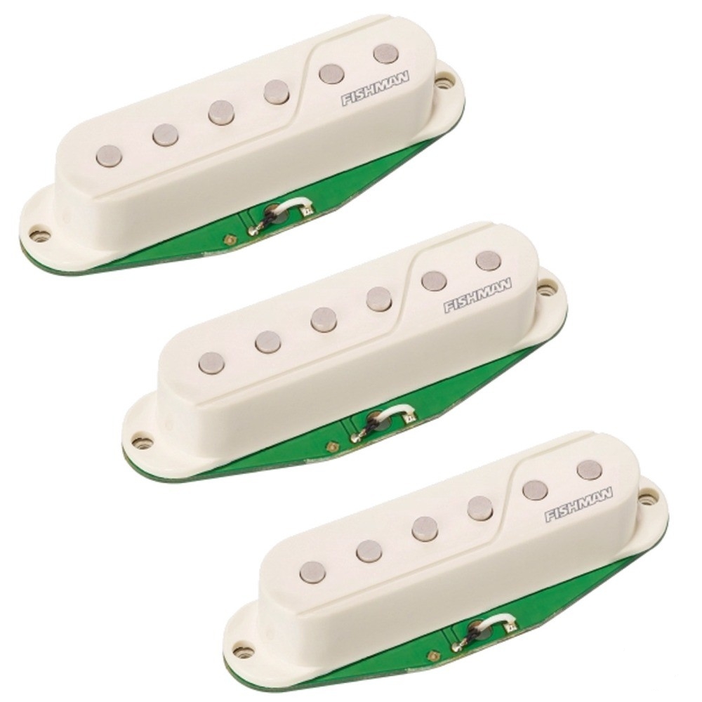 Fishman Fluence Single Width 6-String Pickup Set For Strat® Set of 3 ...