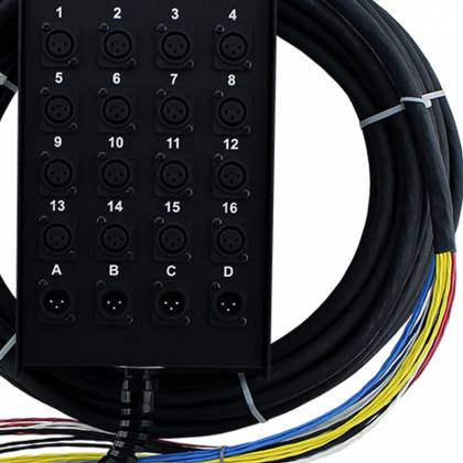 Rapco SMC1604FBX-150 Balanced Stagemaster 16ch x 4ch 150 Foot Fan to ...