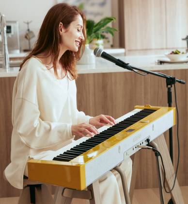 Casio PX-S7000HM Privia 88 Key Smart Hybrid Hammer Action Keyboard with ...