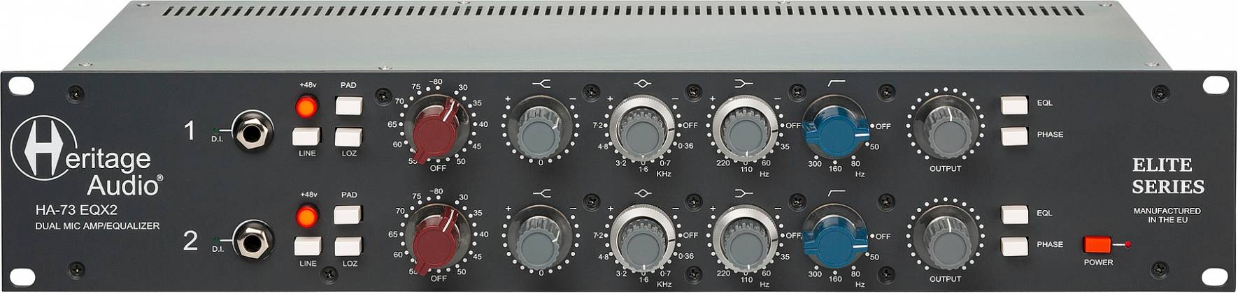 Heritage Audio HA-73 EQ x2 2RU Elite Dual Microphone Preamp and Equalizer - Canada's Favourite ...